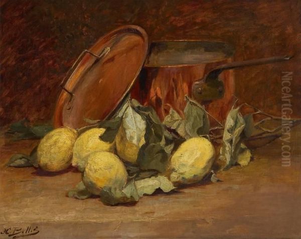 La Confiture De Coing oil painting reproduction by Hubert Bellis ...