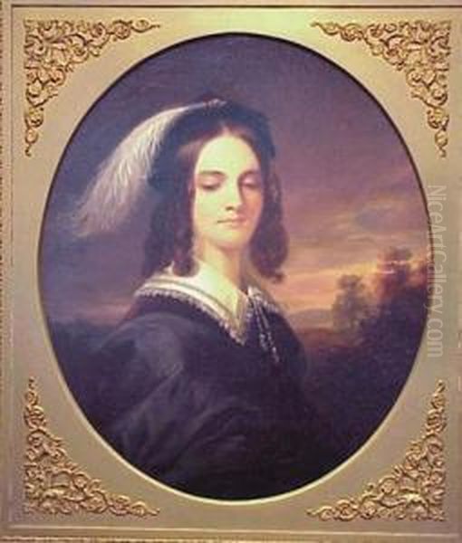 Mary Inman As Flora Mcdonald oil painting reproduction by Daniel ...