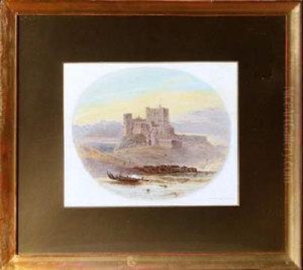 Bamburgh Castle oil painting reproduction by James Stokeld ...