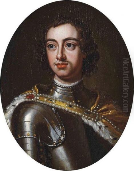 Portrait Of Peter The Great oil painting reproduction by Sir Godfrey ...