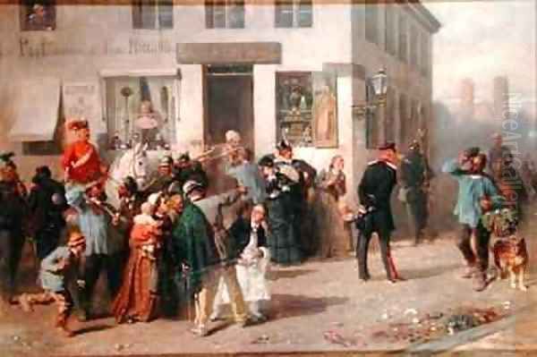 The Accused oil painting reproduction by Ludwig Braun - NiceArtGallery.com