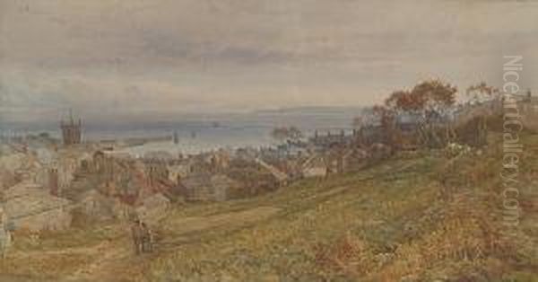 St Ives From Tregenna oil painting reproduction by Frederick Mercer ...