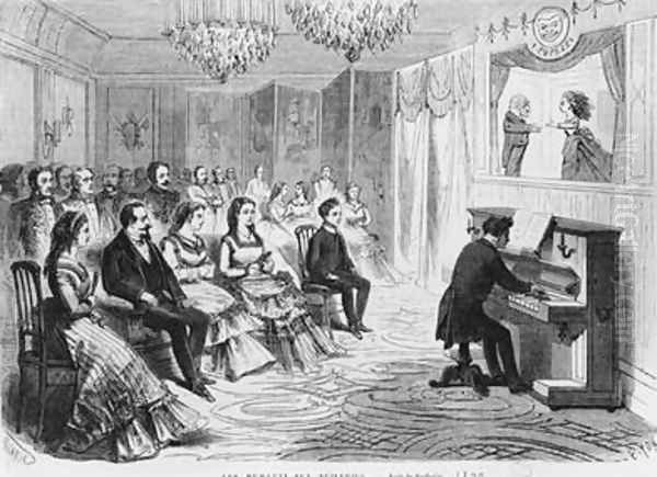 The Puppet show I Pupazzi performing in front of Emperor Napoleon III ...