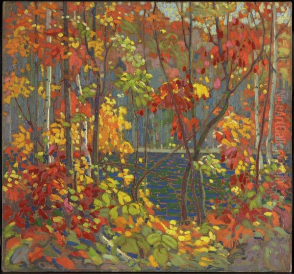 The Pool oil painting reproduction by Tom Thomson - NiceArtGallery.com