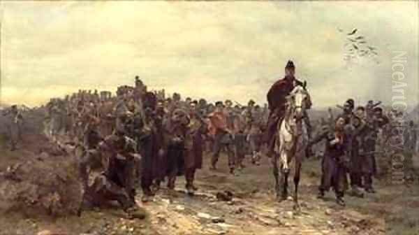 The Return from Inkerman in 1854 oil painting reproduction by Lady ...