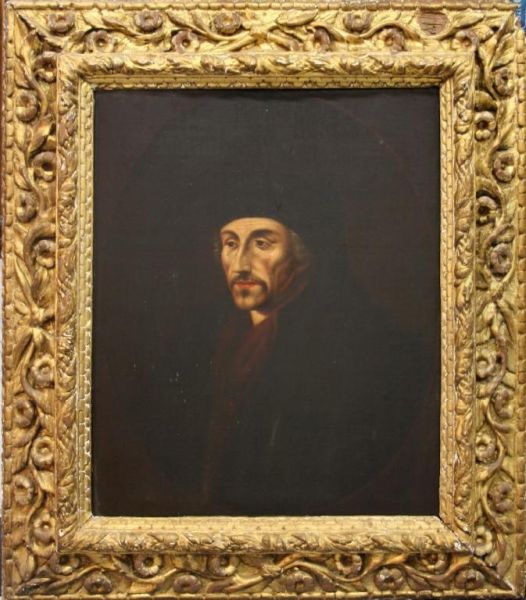 Portrait Of The Humanist oil painting reproduction by Hans Holbein the ...