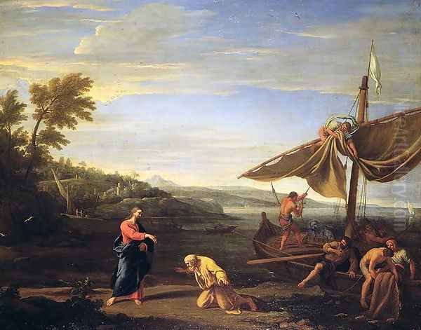 The Calling of St. Peter oil painting reproduction by Philippe de ...