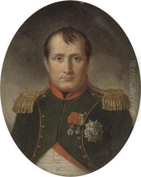 Portrait Of Napoleon oil painting reproduction by Antoine-Jean Gros ...