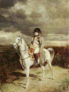Napoleon oil painting reproduction by Jean-Louis-Ernest Meissonier ...