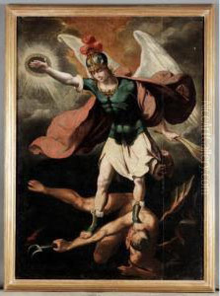 Devil Oil Painting