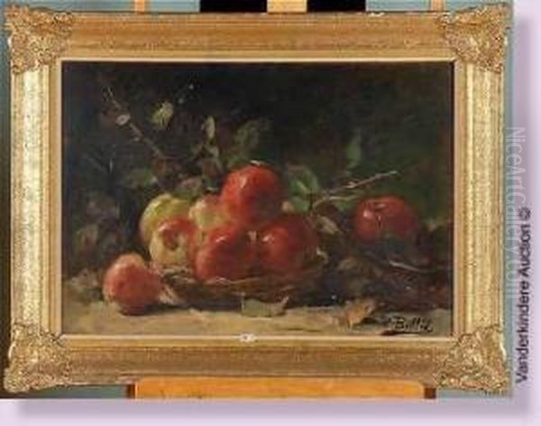 Nature Morte Aux Pommes oil painting reproduction by Hubert Bellis ...