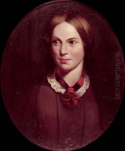 Portrait of Charlotte Bronte 1816-55 oil painting reproduction by J.H ...
