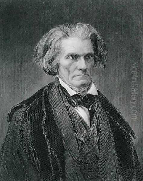 John Caldwell Calhoun oil painting reproduction by Mathew Brady ...