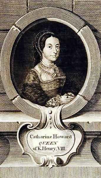 Portrait of Catherine Howard oil painting reproduction by Hans Holbein ...