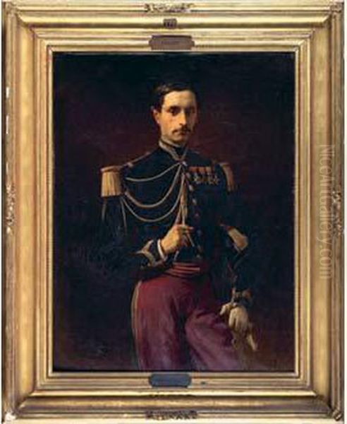 Portrait Du Baron Rene Reille, Capitaine D'etat-major oil painting ...