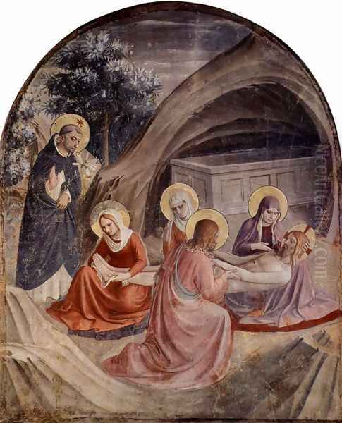 Burial of Christ oil painting reproduction by Angelico Fra ...