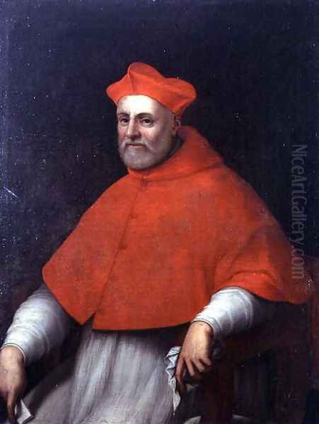 Portrait of a cardinal oil painting reproduction by Scipione Pulzone ...