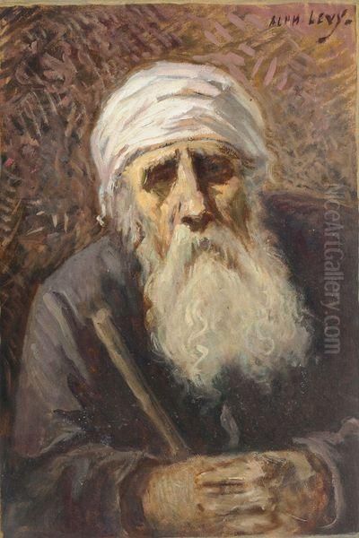 Le Vieillard oil painting reproduction by Alphonse Levy ...