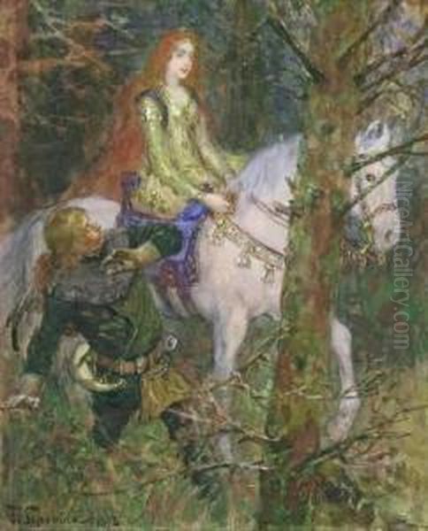 Tom Der Reimer oil painting reproduction by Franz Skarbina ...