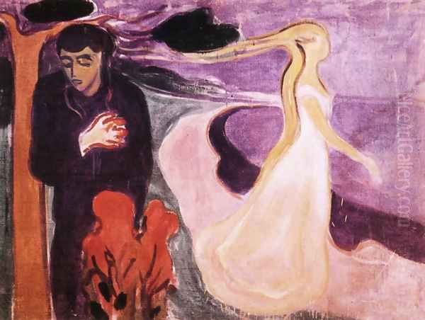 Separation 1896 oil painting reproduction by Edvard Munch ...