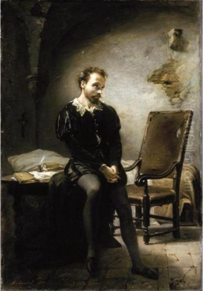 Ritratto Di Torquato Tasso oil painting reproduction by Antonio Marini ...