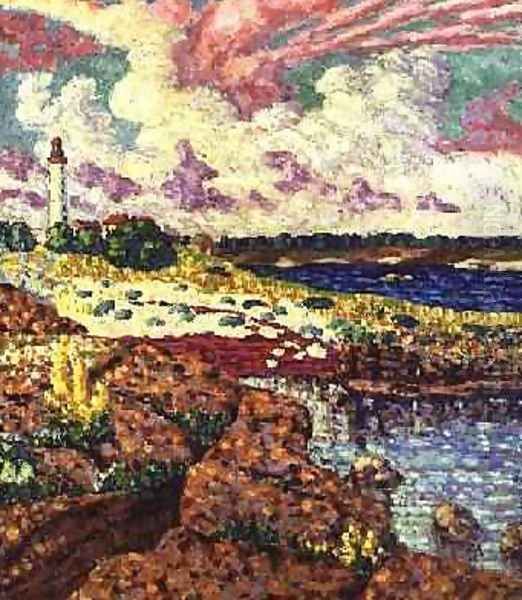 The Lighthouse at Vilsandi 1913-14 oil painting reproduction by Konrad ...
