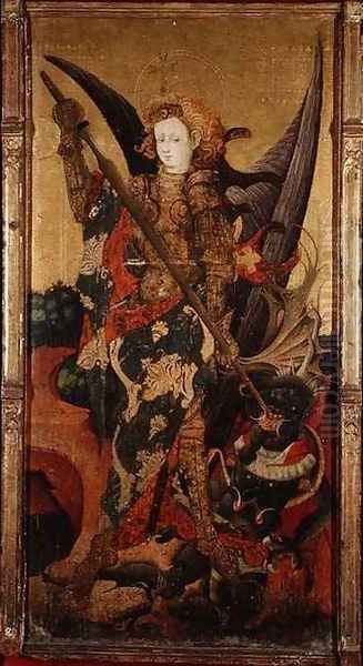 St Michael Slaying The Devil Art