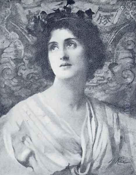 Her Eyes are Homes of Silent Prayer oil painting reproduction by ...