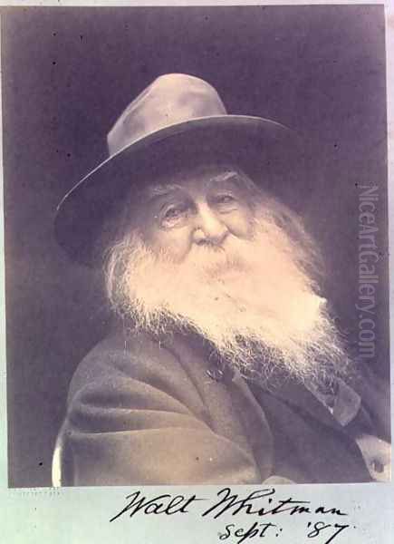 The Laughing Philosopher a portrait of Walt Whitman (1819-91) September ...