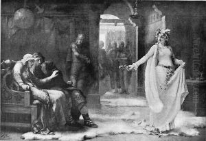 Ophelia oil painting reproduction by Henrietta Rae - NiceArtGallery.com