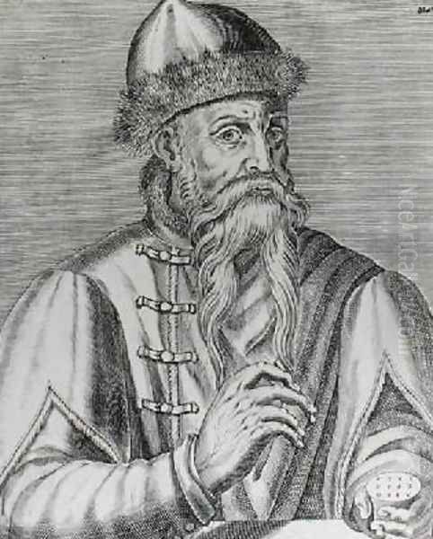 Portrait of Johannes Gutenberg 3 oil painting reproduction by Mentz ...