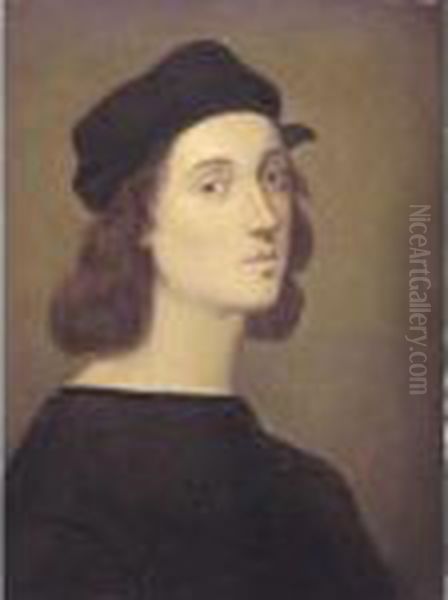 Self Portrait oil painting reproduction by Raphael (Raffaello Sanzio of ...
