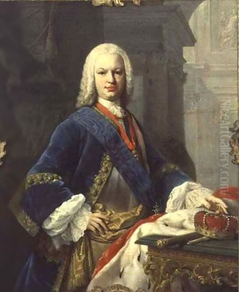 Portrait of Ferdinando IV, King of Spain (1711-59) oil painting ...