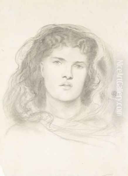 The Beloved - study oil painting reproduction by Dante Gabriel Rossetti ...