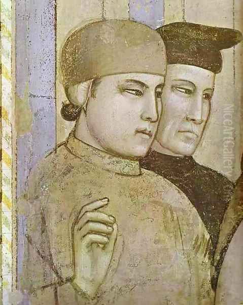 Death Of St Francis And Inspection Of Stigmata Detail 2 1320s oil ...