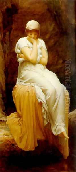 Solitude oil painting reproduction by Lord Frederick Leighton ...