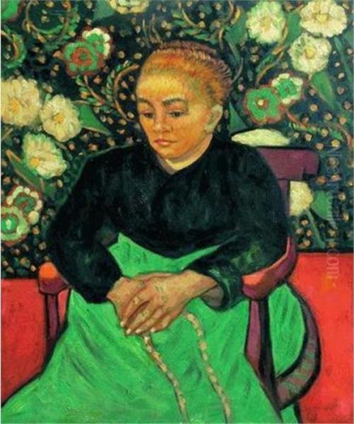Augustine Roulin oil painting reproduction by Vincent Van Gogh ...