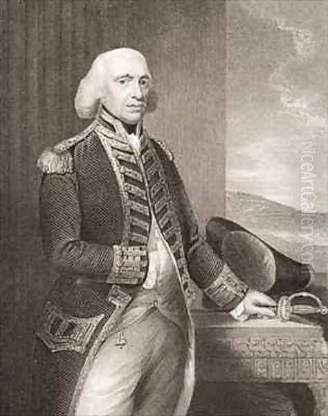 Richard Howe 1st Earl Howe oil painting reproduction by Thomas ...
