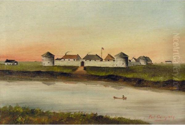 Fort Garry oil painting reproduction by Lionel Macdonald Stephenson ...