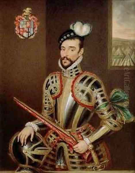 Portrait of William Stanley 1561-1642 6th Earl of Derby oil painting ...