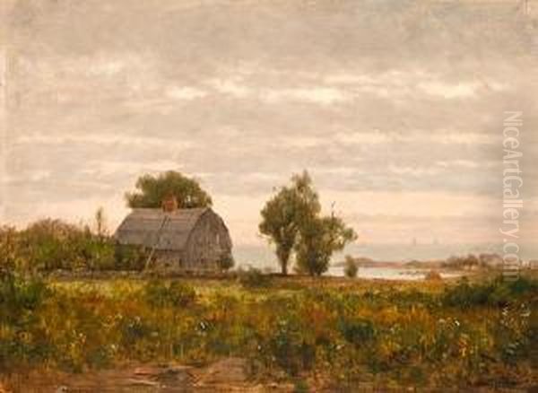 Colonial Farmer Painting