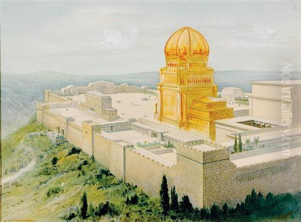 The Temple Of Solomon oil painting reproduction by William Lippincott ...