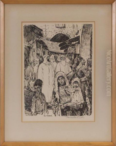 Jerusalem oil painting reproduction by Paul Ashbrook - NiceArtGallery.com