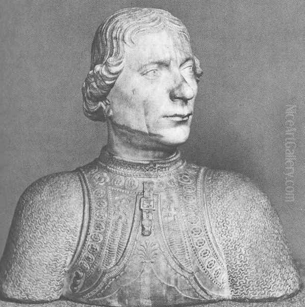 Portrait of Astorgio Manfredi oil painting reproduction by Mino da ...