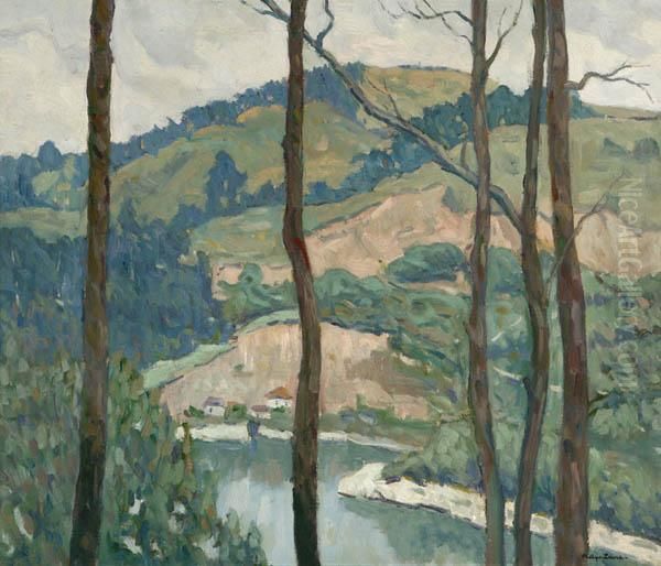 Jack's Peak oil painting reproduction by Phillips Frisbie Lewis ...