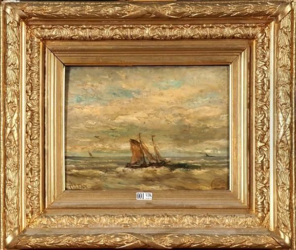 Marine oil painting reproduction by Louis Artan De Saint-Martin ...