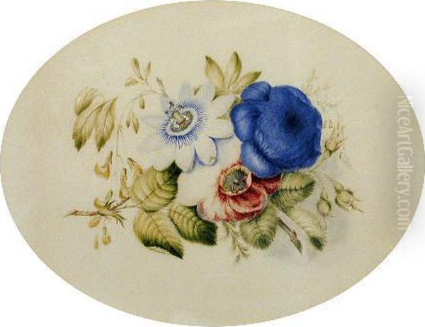 Stilllife Of Wild Roses oil painting reproduction by Mary Elizabeth ...