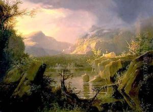 Romantic Landscape oil painting reproduction by Thomas Cole ...