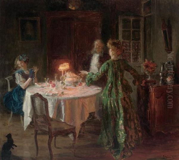 The Dinner Party Painting