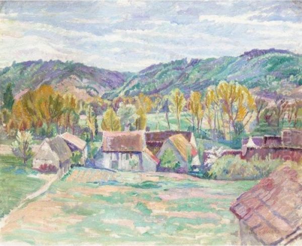 Normandy Landscape oil painting reproduction by Rowley Smart ...